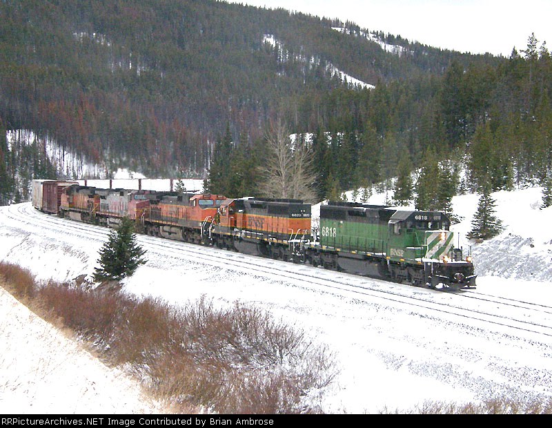 BNSF 6818 East